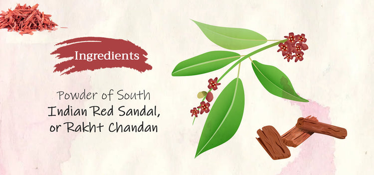 Radiant Skin, Naturally! Tattvalogy Red Sandal Powder (100gm) for ...