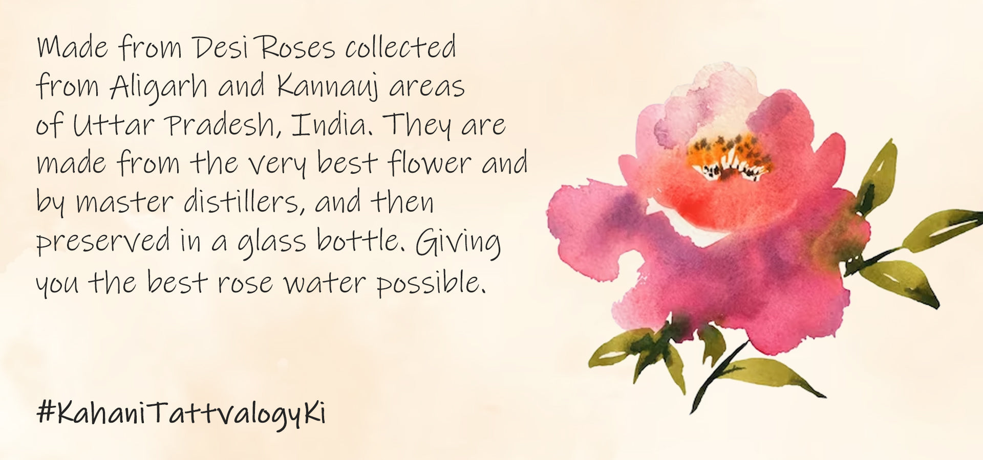 Tattvalogy Pure Desi Rose Water for Hydrated & Glowing Skin