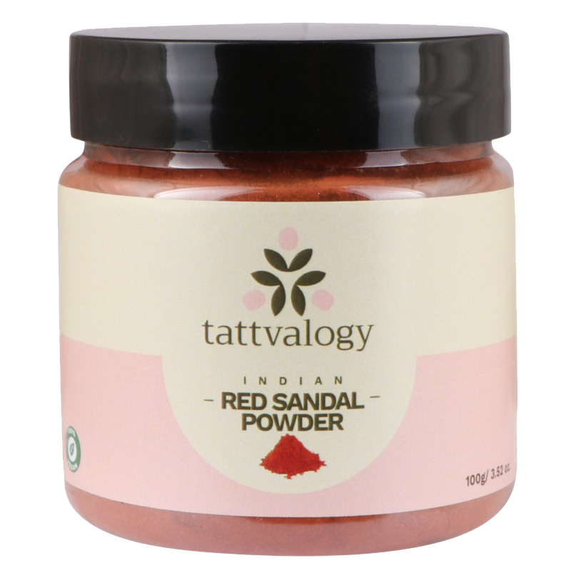 Radiant Skin, Naturally! Tattvalogy Red Sandal Powder (100gm) for ...